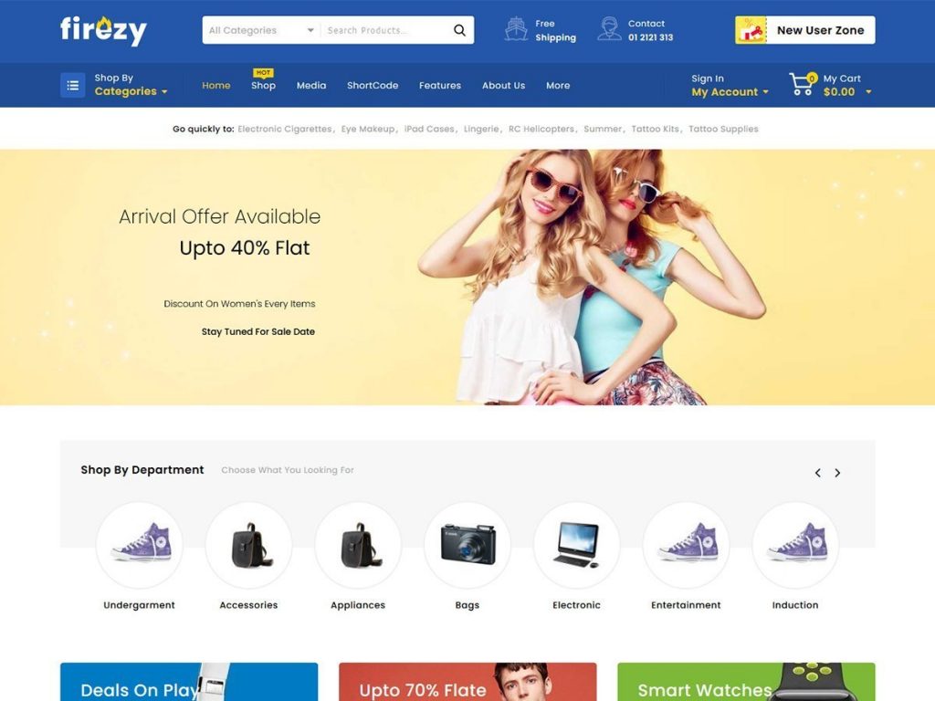 25 Best Premium eCommerce WordPress Themes 2019