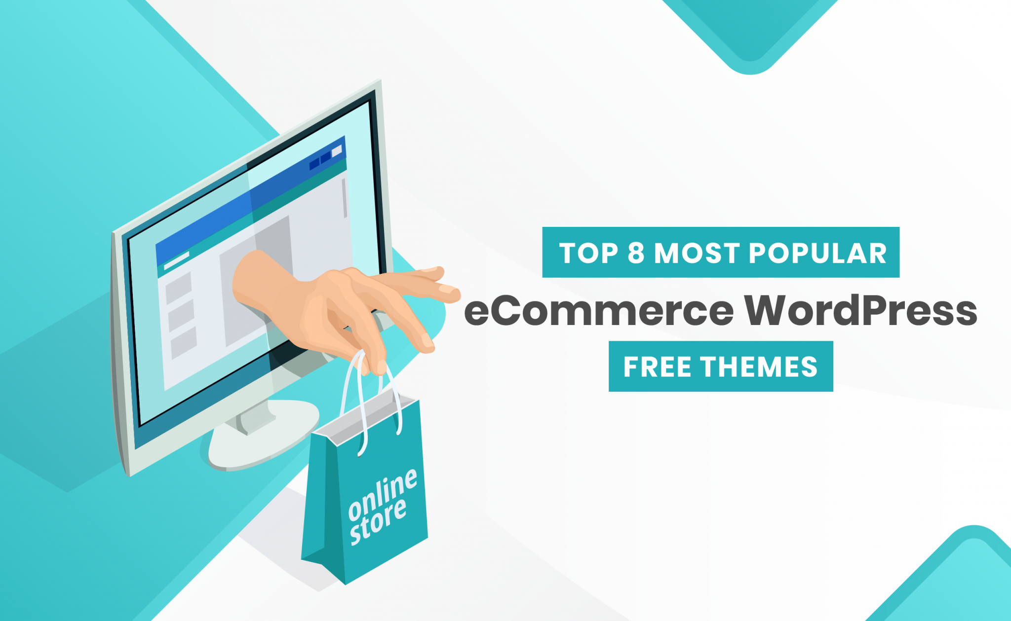 Top 8 Most popular eCommerce WordPress Free Themes